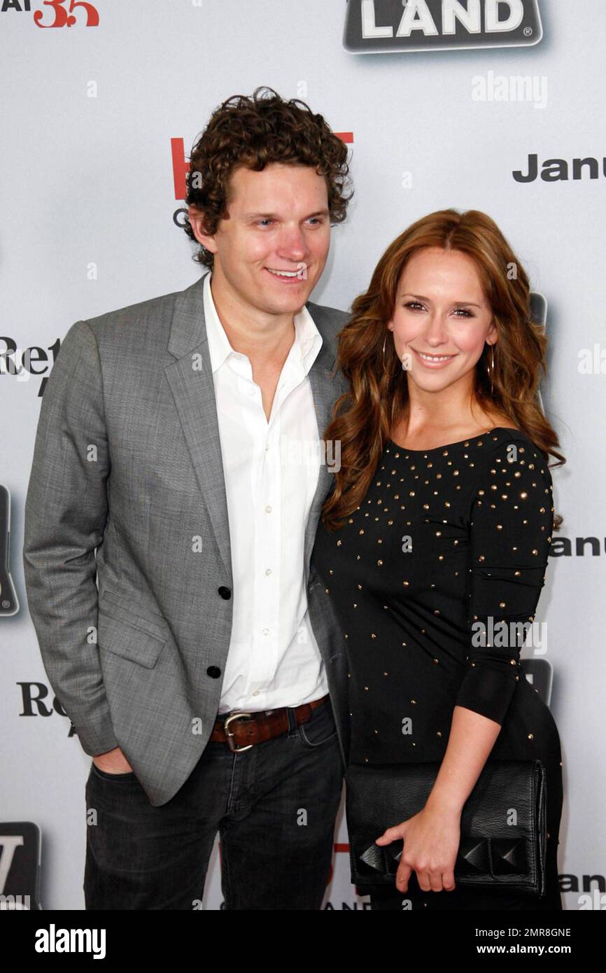 Jennifer Love Hewitt and Alex Beh at TV LAND's premiere party for "Hot ...