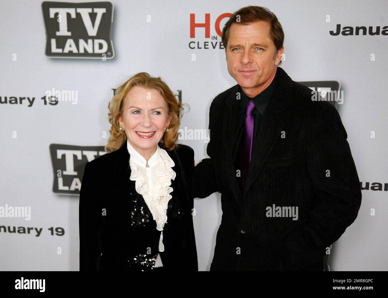 Juliet Mills and Maxwell Caufield at TV LAND's premiere party for "Hot ...