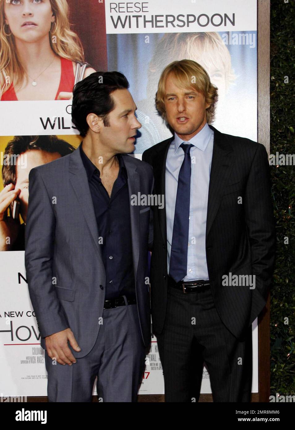 Paul Rudd and Owen Wilson at the Los Angeles premiere of "How Do You ...