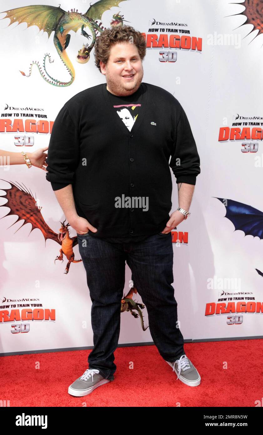 Jonah Hill at the premiere of How To Train Your Dragon, at the Gibson ...
