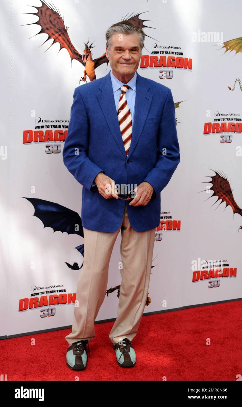 Fred Willard at the premiere of How To Train Your Dragon, at the Gibson ...
