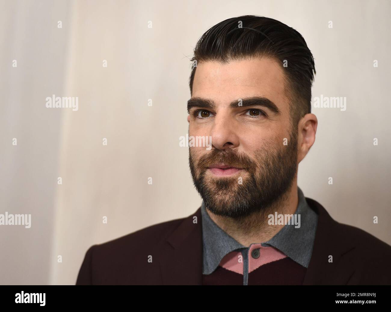 Zachary Quinto arrives at the 15th annual Hammer Museum Gala in the ...
