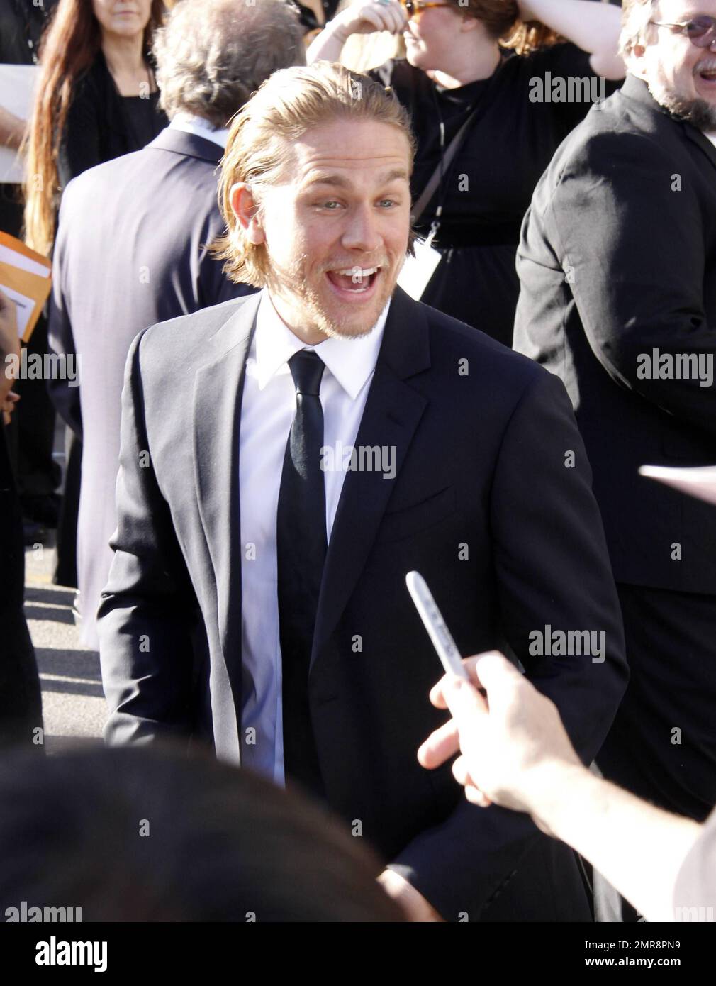 Charlie Hunnam at the Huading Film Awards held at the Ricardo Montalban ...