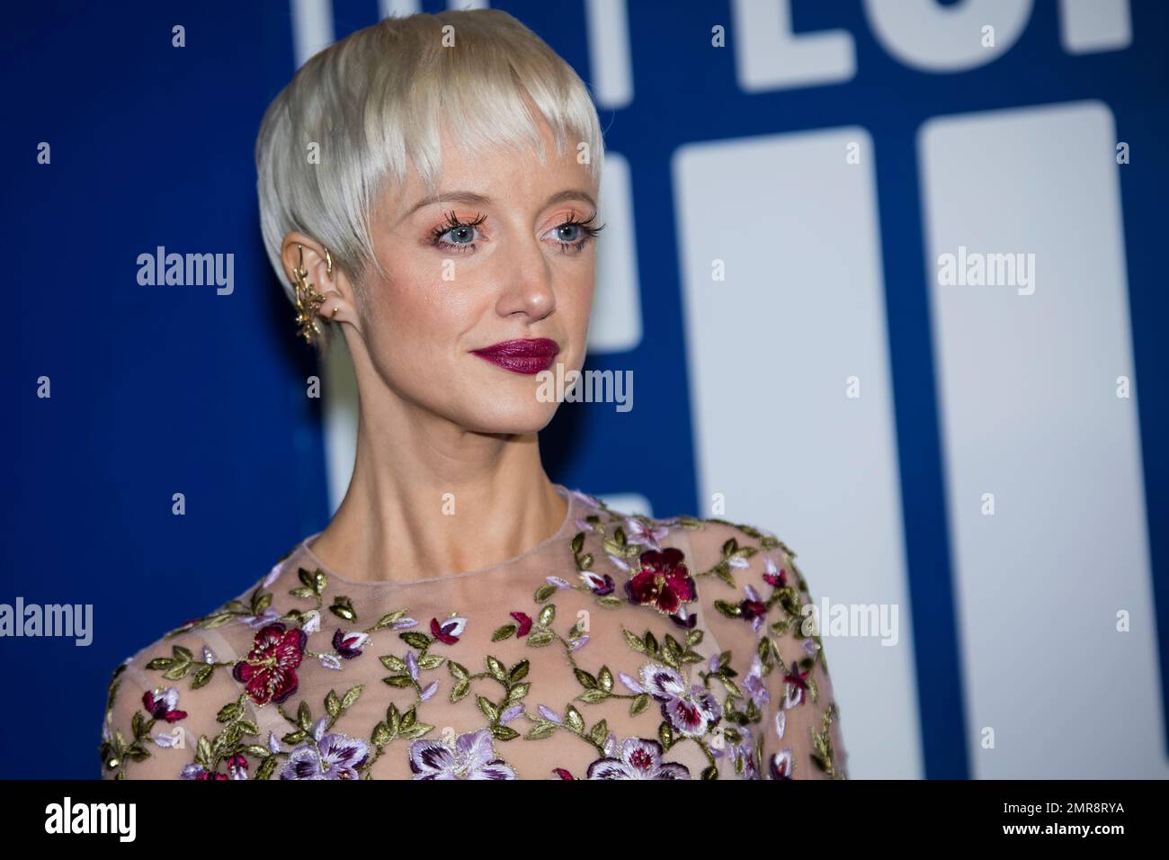Actress Andrea Riseborough poses for photographers upon arrival at the ...