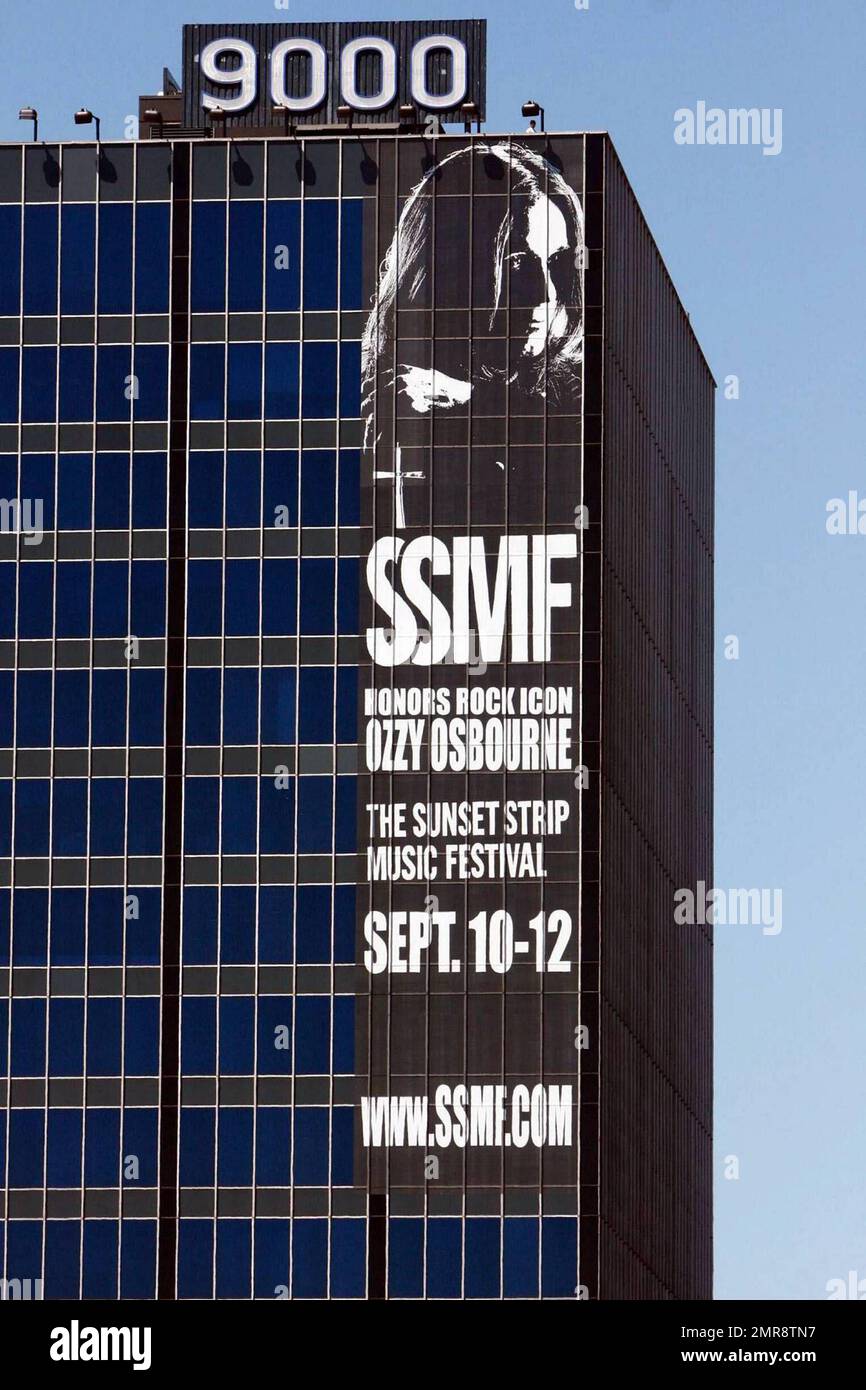 EXCLUSIVE!! A 12-story art wall featuring the iconic image of Ozzy ...