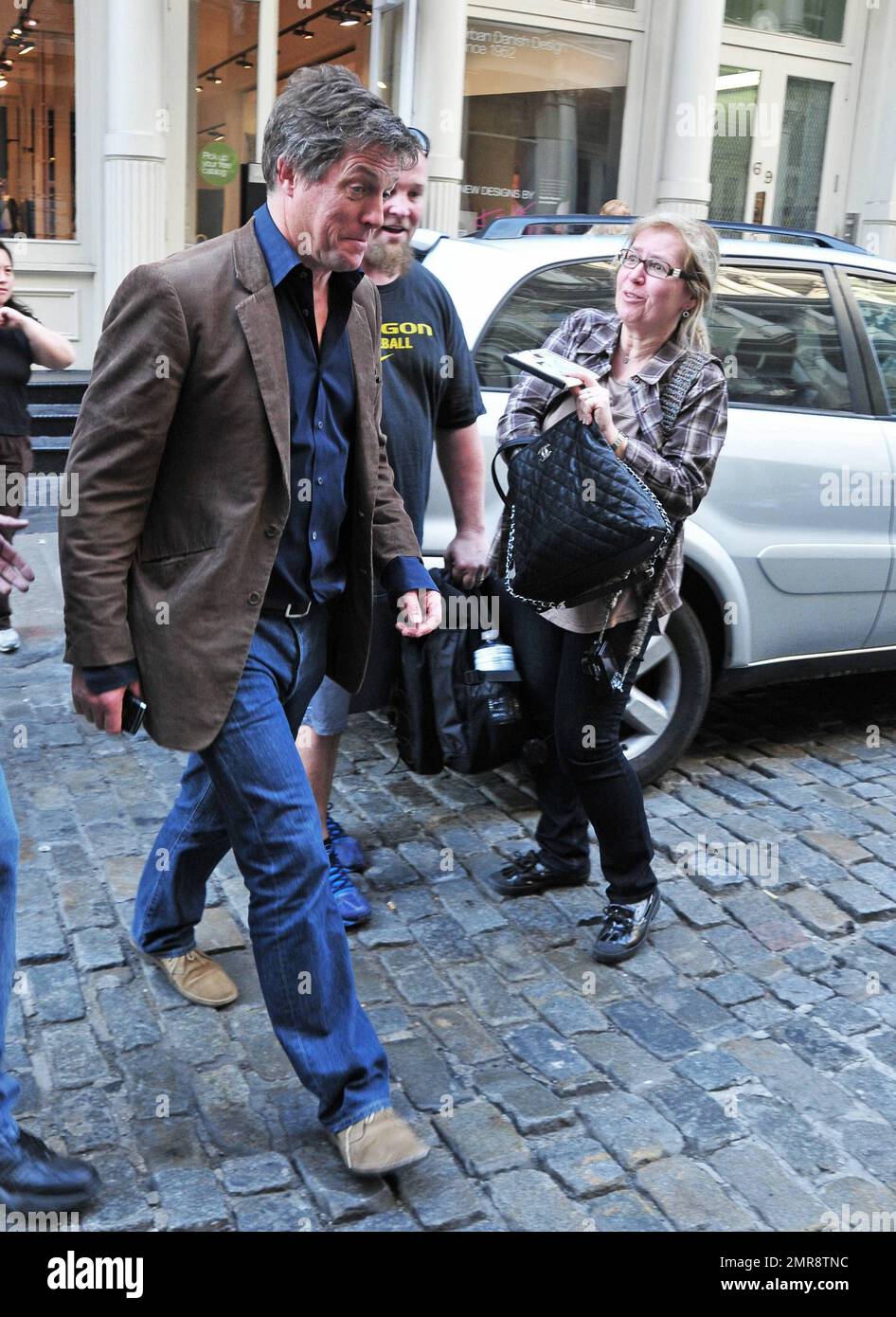 "The Pirates! Band of Misfits" star Hugh Grant and director Peter Lord ...