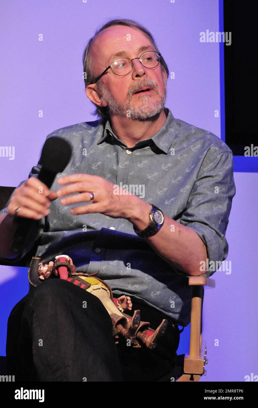 "The Pirates! Band of Misfits" star Hugh Grant and director Peter Lord ...