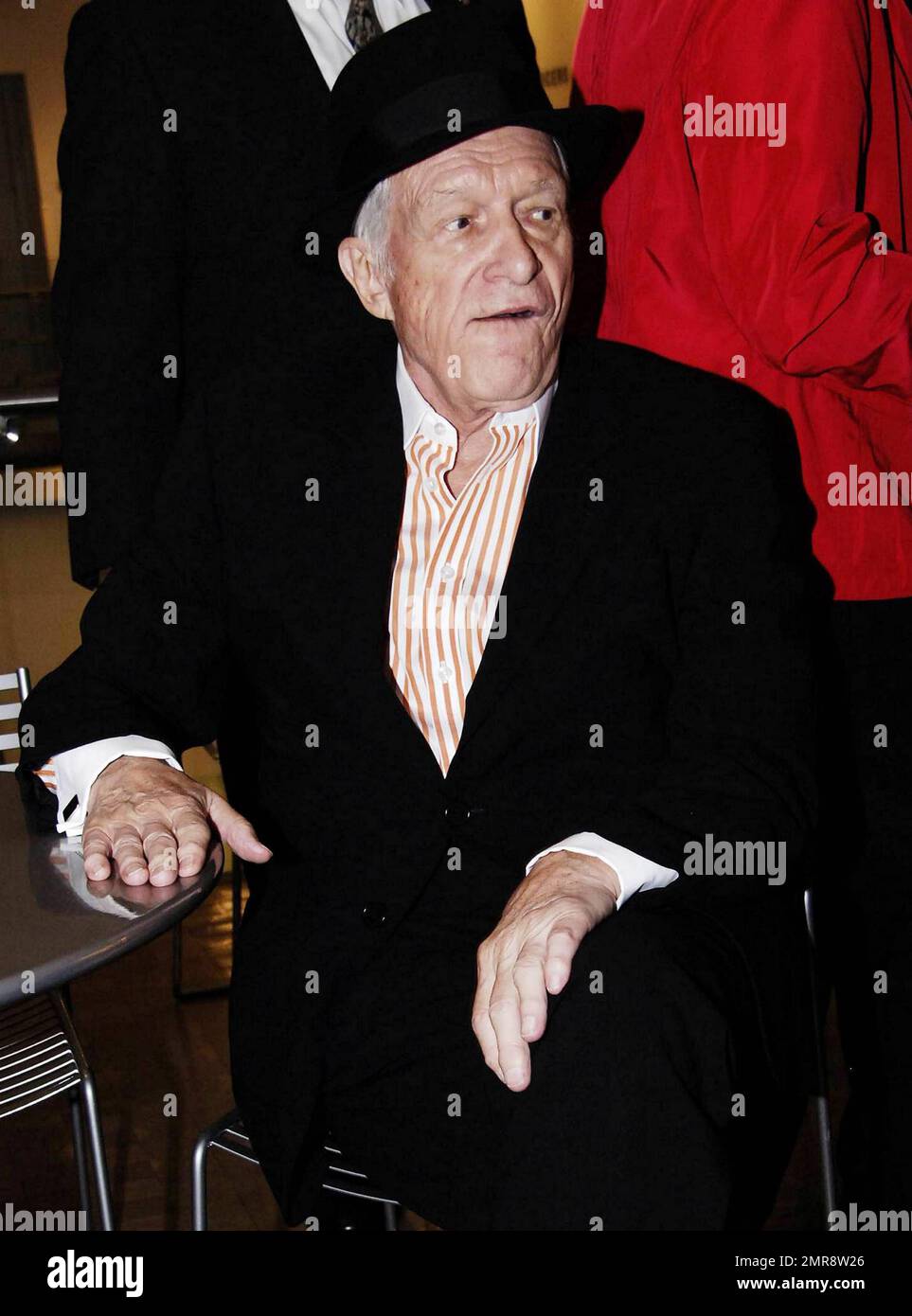 Hugh Hefner attends a screening of "Hugh Hefner: Playboy, Activist and ...