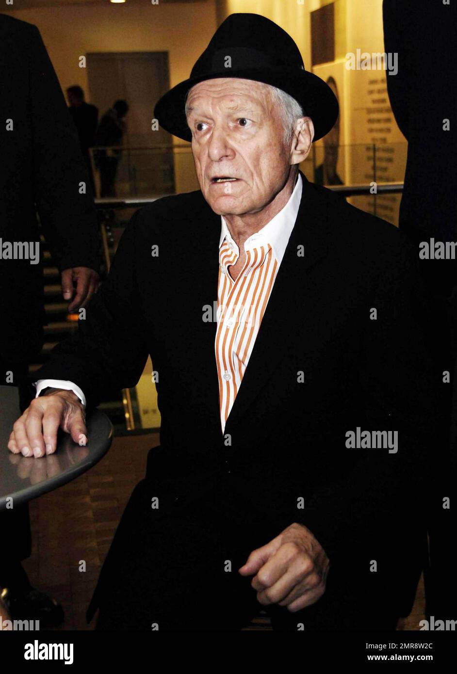 Hugh Hefner attends a screening of "Hugh Hefner: Playboy, Activist and ...