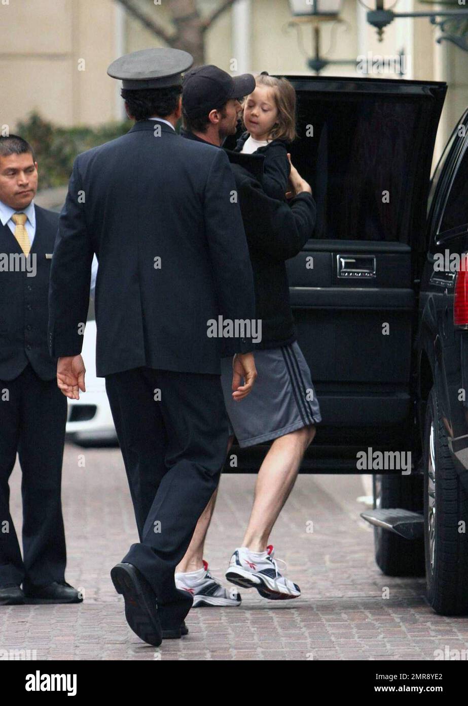 Exclusive!! Australian actor Hugh Jackman, here in the United States to ...