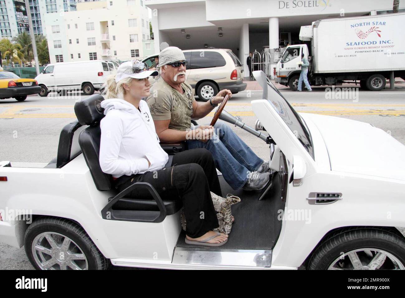 Exclusive!! Hulk Hogan and daughter Brooke shoot a segment for Brooke ...