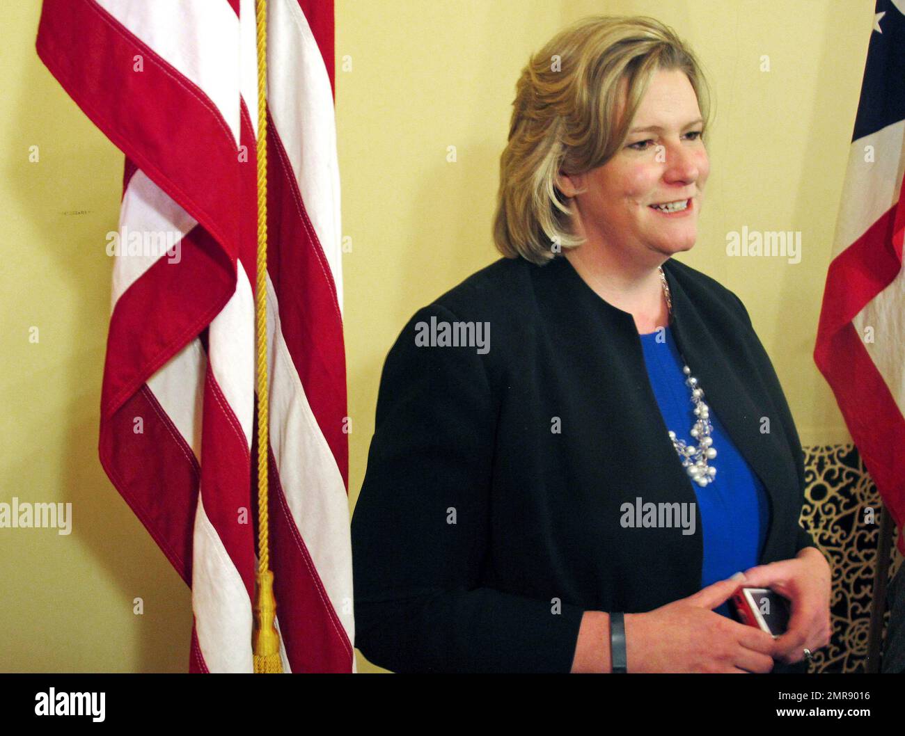 FILE – In this April 1, 2015, file photo, Dayton, Ohio, Mayor Nan ...