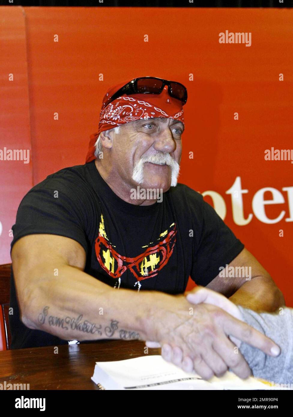 Hulk Hogan signs copies of his new book "Hulk Hogan: My Life Outside ...