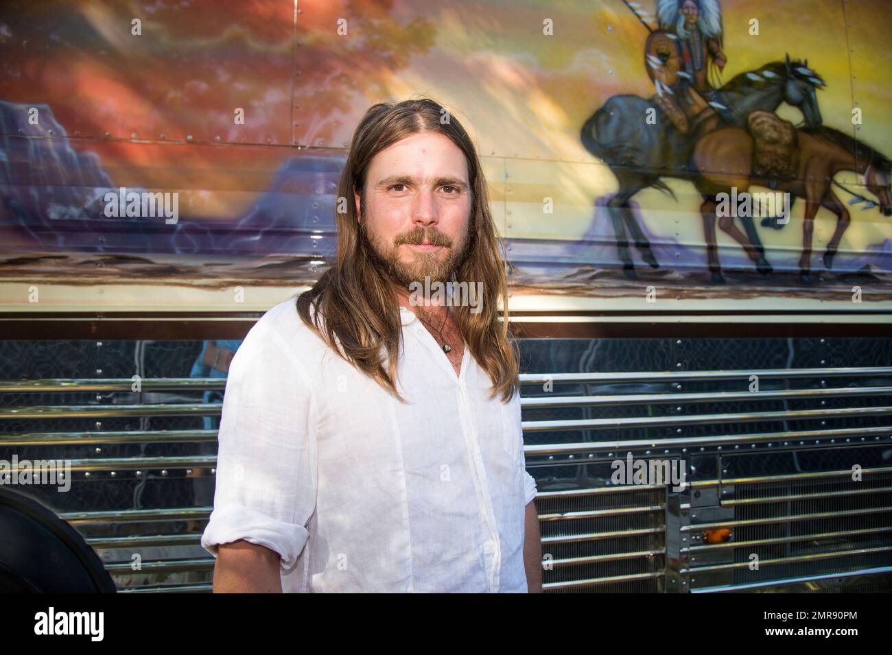 Lukas Nelson poses at the Austin City Limits Music Festival at Zilker ...