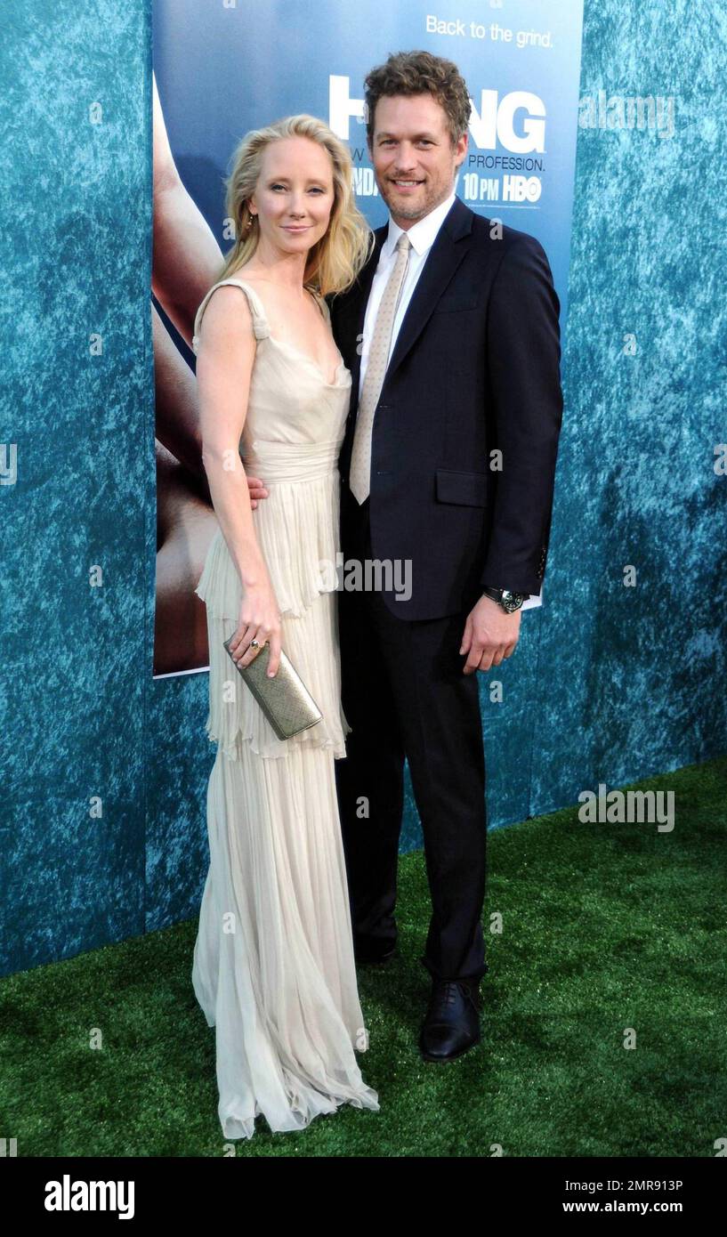 Actress Anne Heche and James Tupper arrive at HBO's "Hung" Season 2 ...