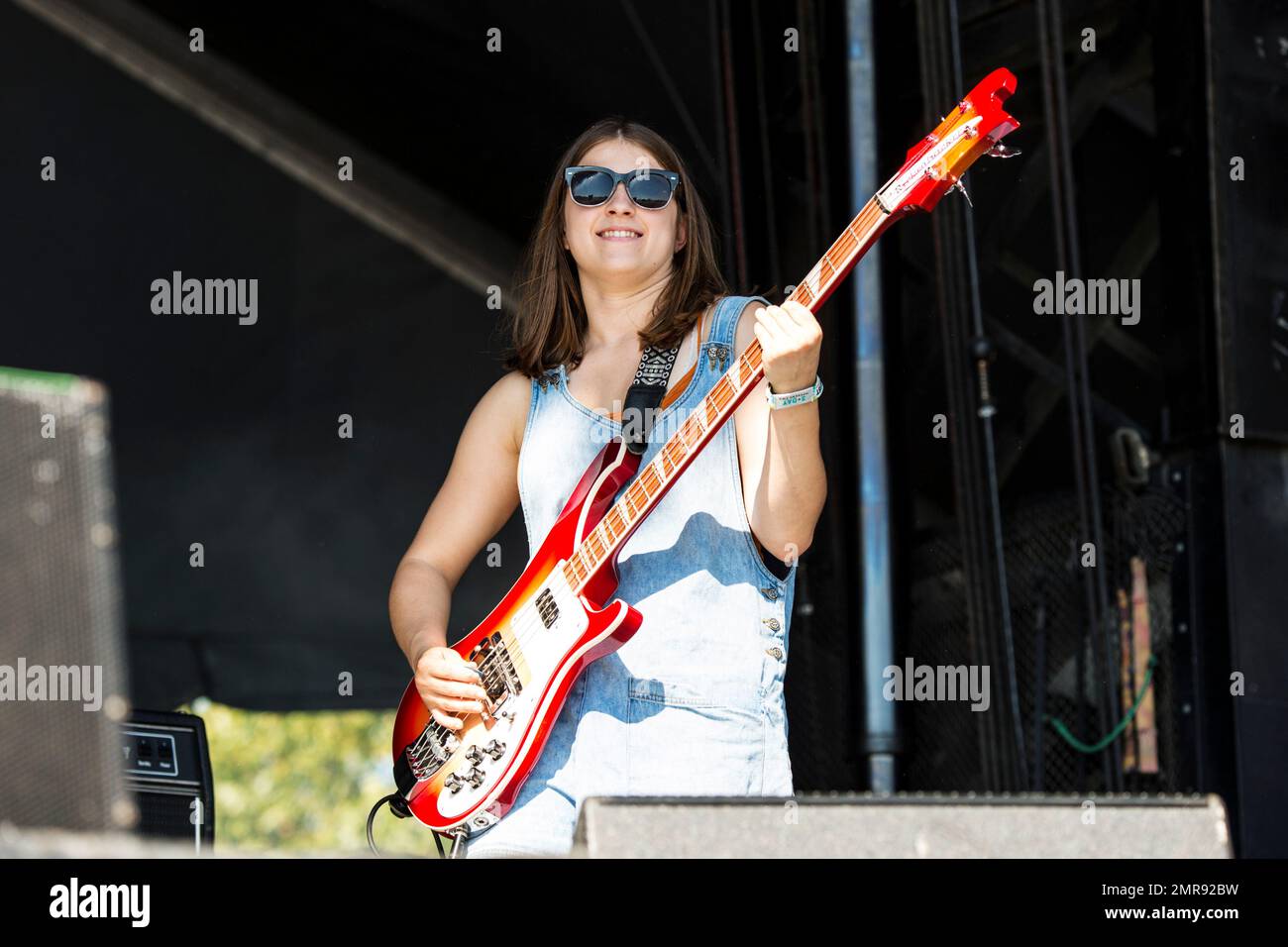 Megan Zeankowski of The Lemon Twigs seen at the Austin City Limits ...