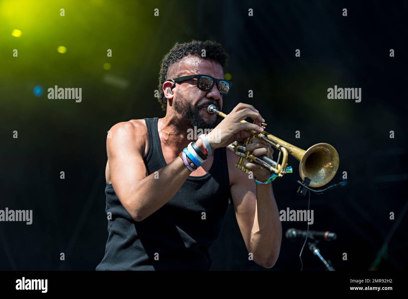 Jon Lampley of O.A.R. seen at the Austin City Limits Music Festival at ...