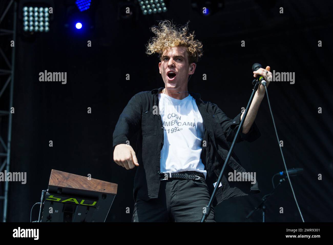 Chase Lawrence of COIN seen at the Austin City Limits Music Festival at ...