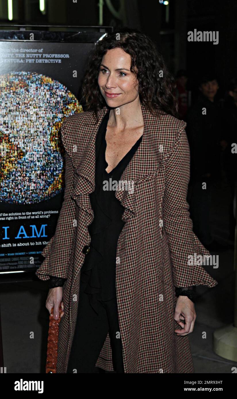 Minnie Driver wears a fun ruffle detailed tweed jacket at the premiere ...