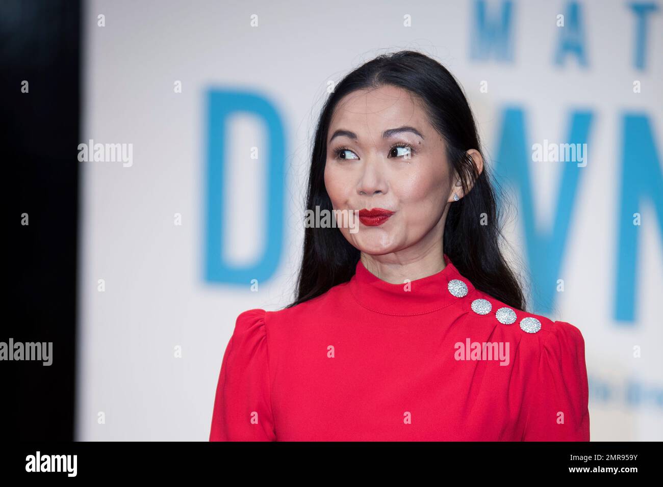 Actress Hong Chau poses for photographers upon arrival at the premiere ...