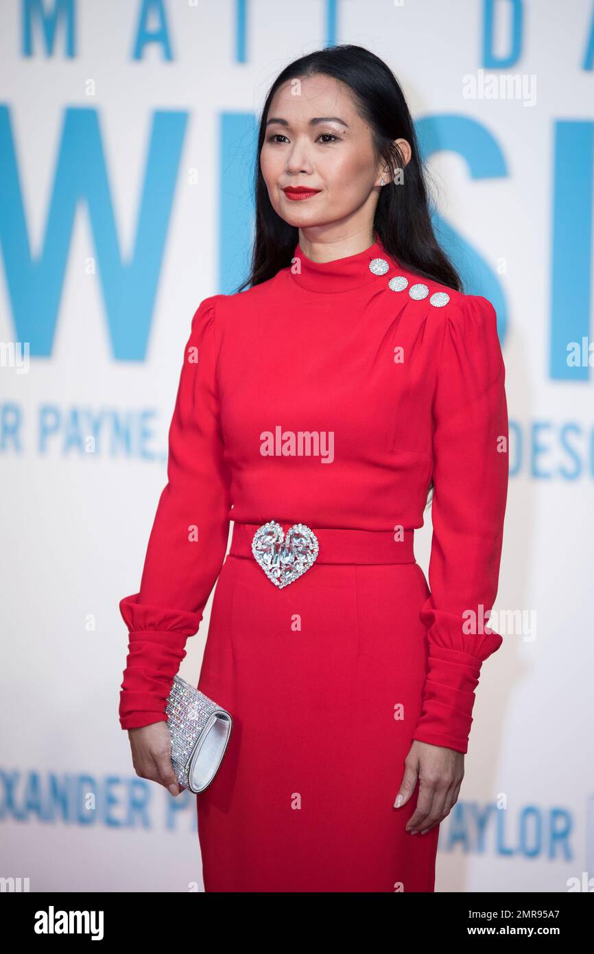 Actress Hong Chau poses for photographers upon arrival at the premiere ...