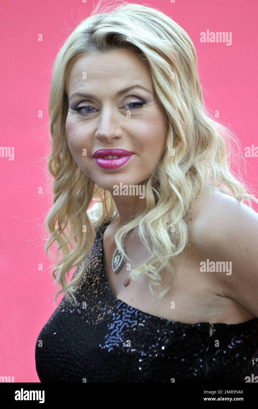 Valeria Marini at the premiere of "I Want to Be a Soldier" during the ...