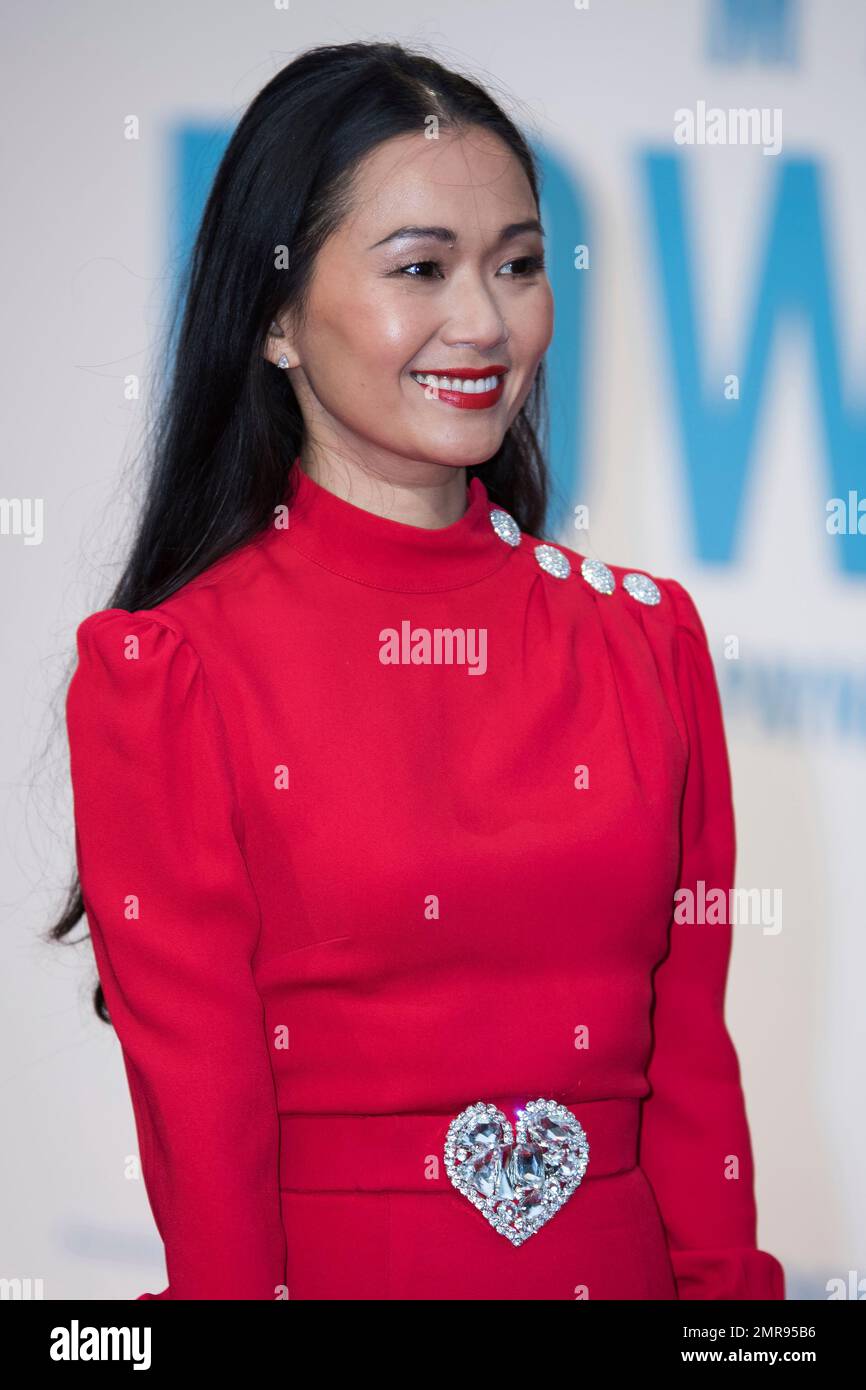 Actress Hong Chau poses for photographers upon arrival at the premiere ...