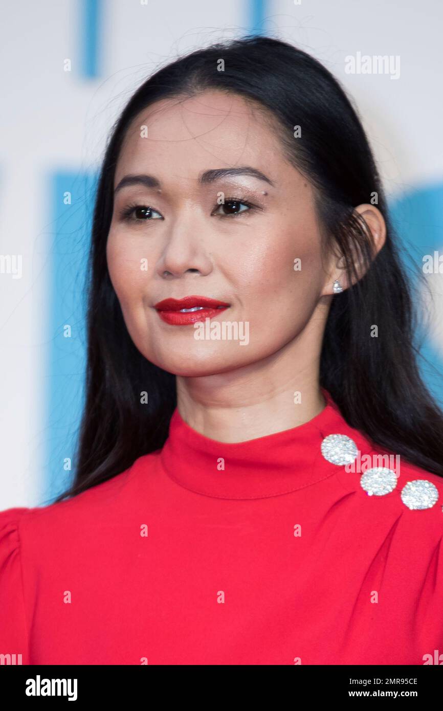 Actress Hong Chau poses for photographers upon arrival at the premiere ...