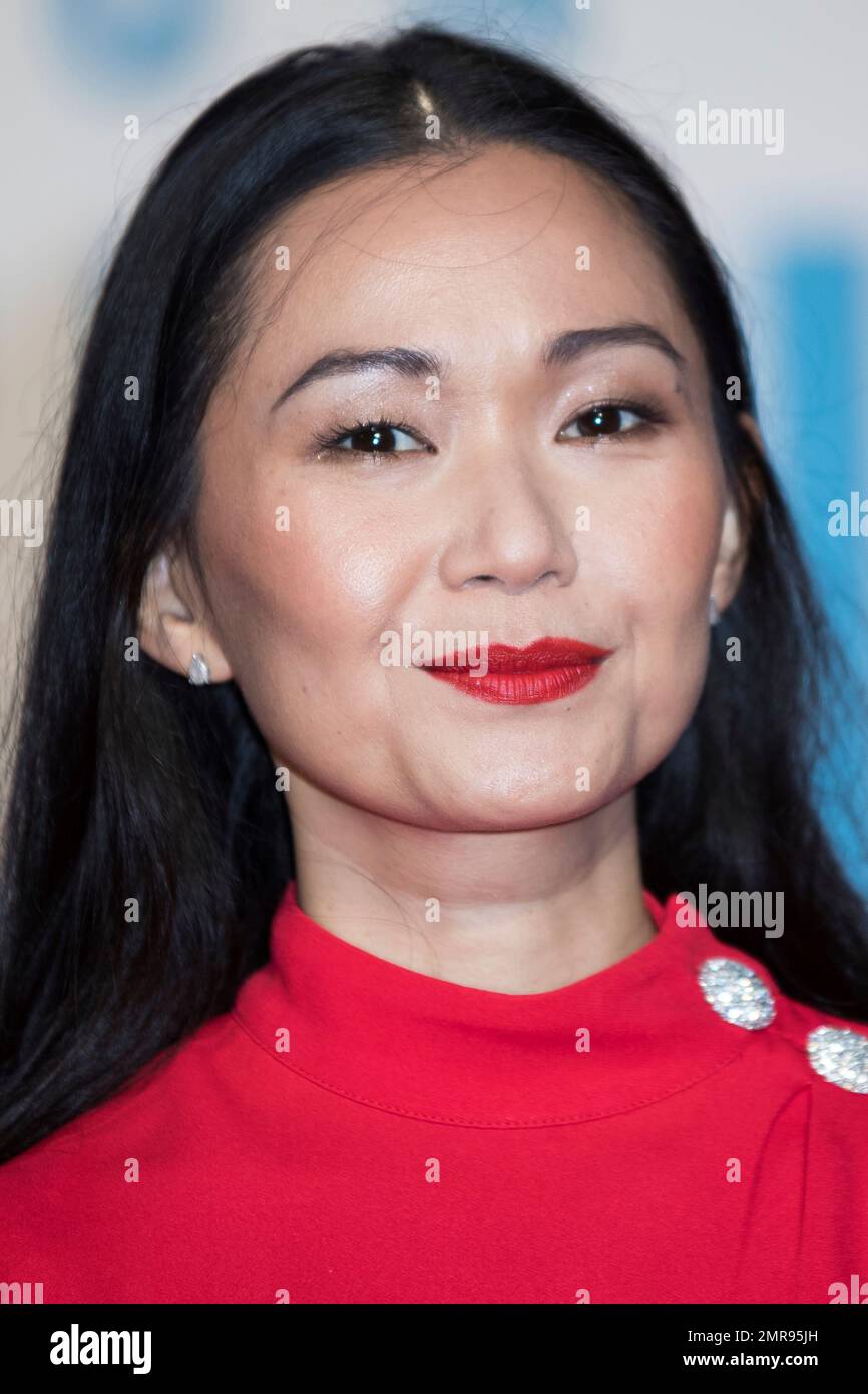 Actress Hong Chau poses for photographers upon arrival at the premiere ...