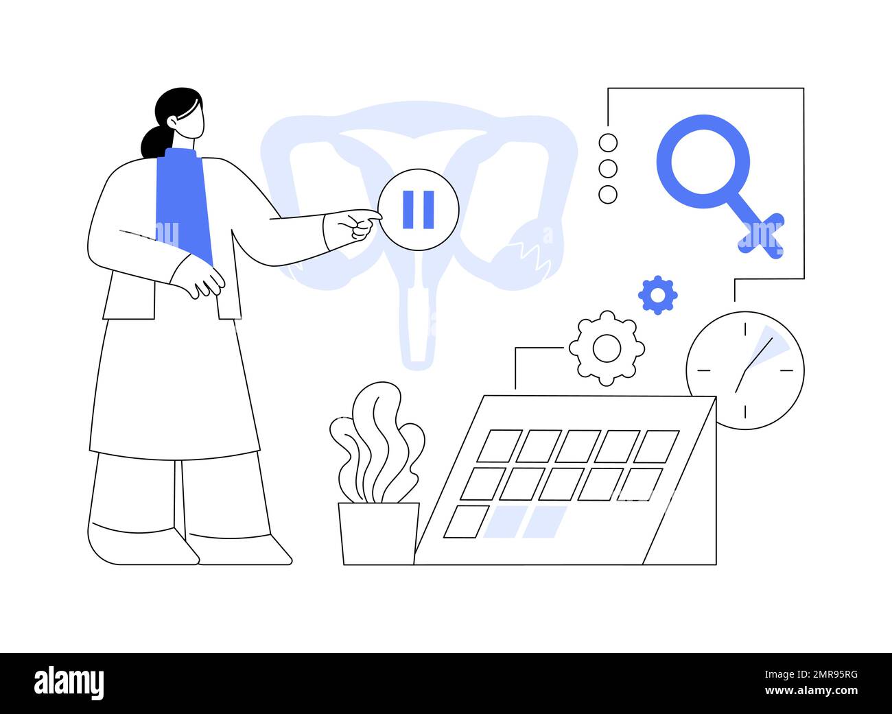 Menopause abstract concept vector illustration Stock Vector Image & Art ...