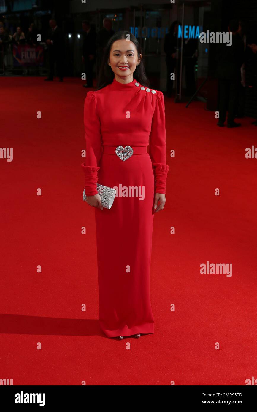 Actress Hong Chau poses for photographers upon arrival at the premiere ...
