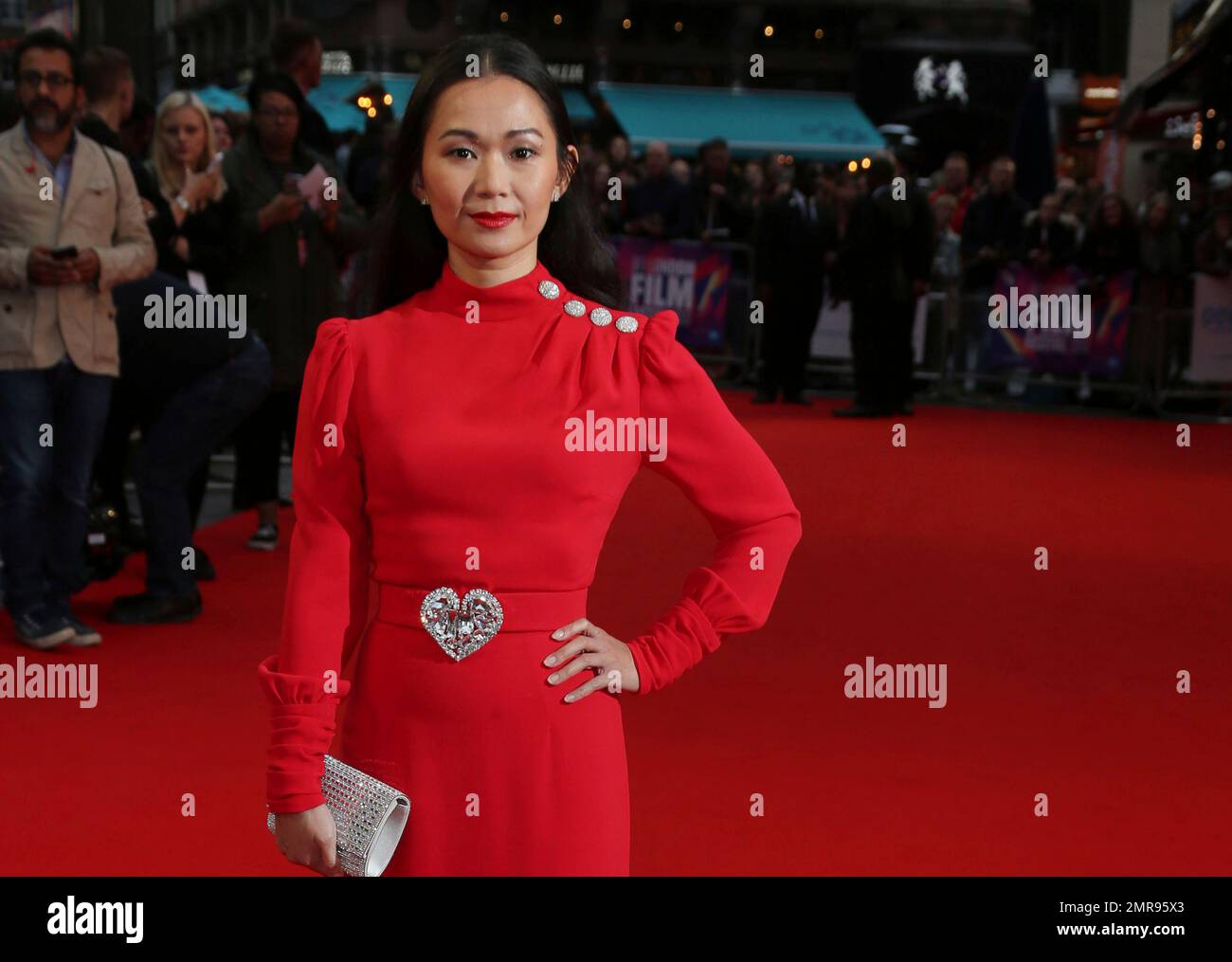 Actress Hong Chau poses for photographers upon arrival at the premiere ...