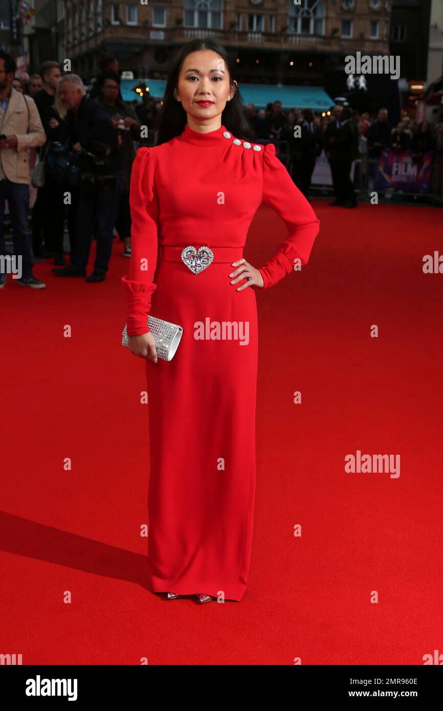 Actress Hong Chau poses for photographers upon arrival at the premiere ...