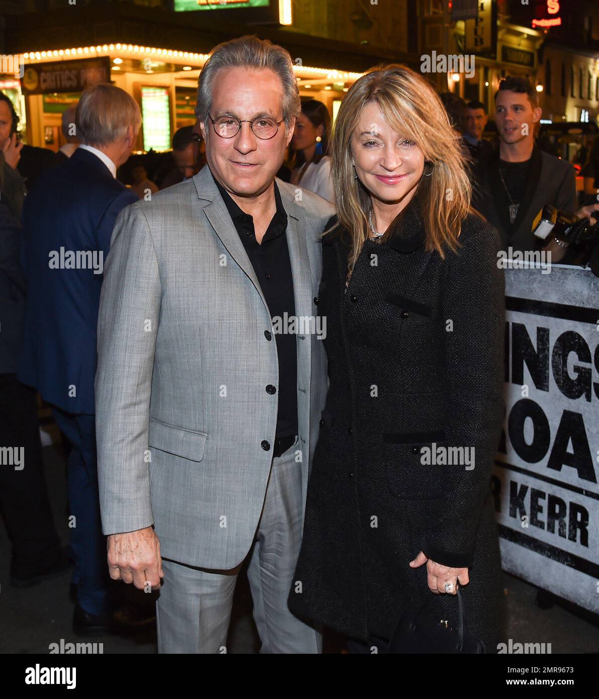 Drummer Max Weinberg and Becky Weinberg arrive at "Springsteen On ...