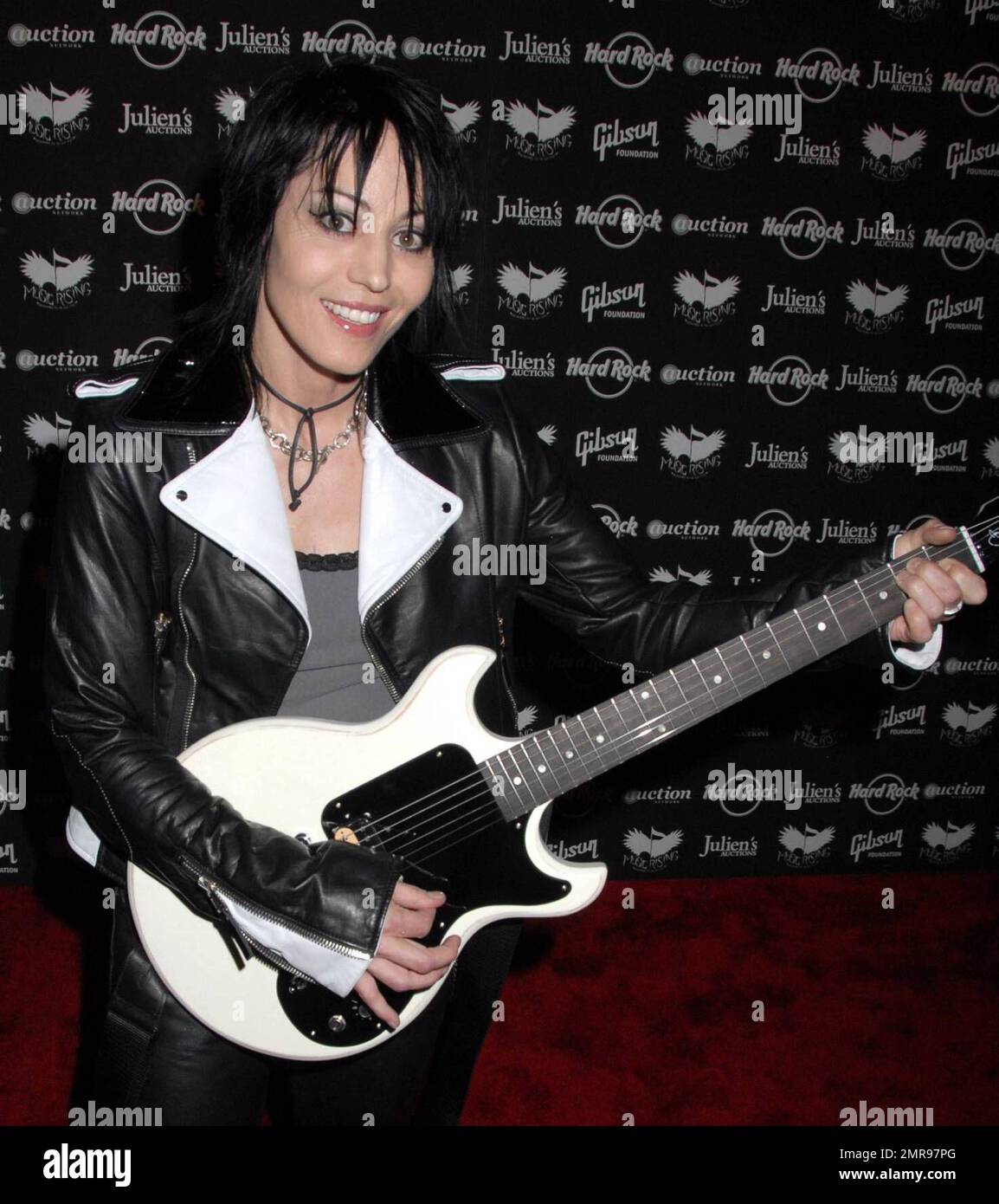 Joan Jett attends the Icons of Music II memorabilia auction hosted by ...