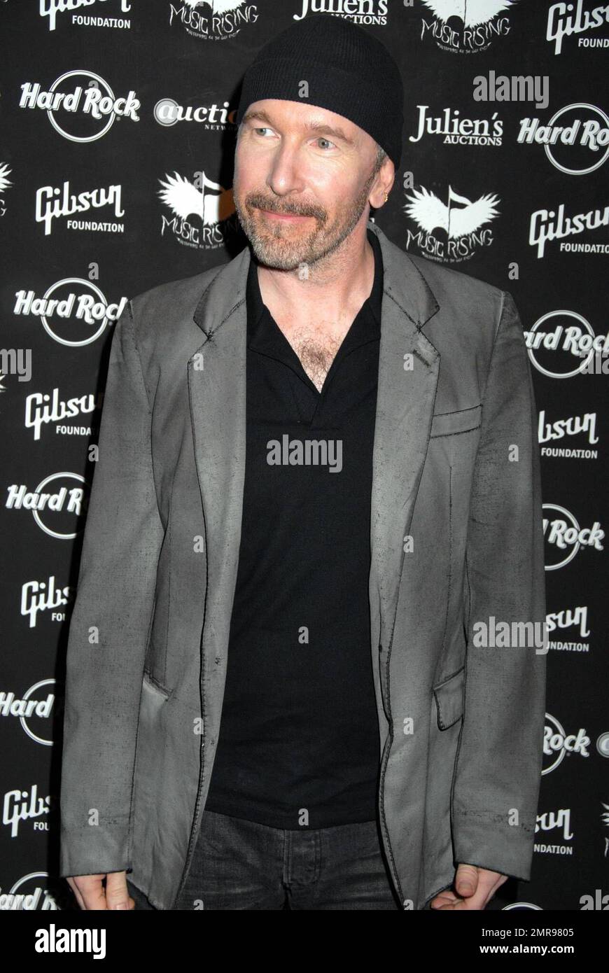 The Edge attends the Icons of Music II memorabilia auction hosted by U2 ...