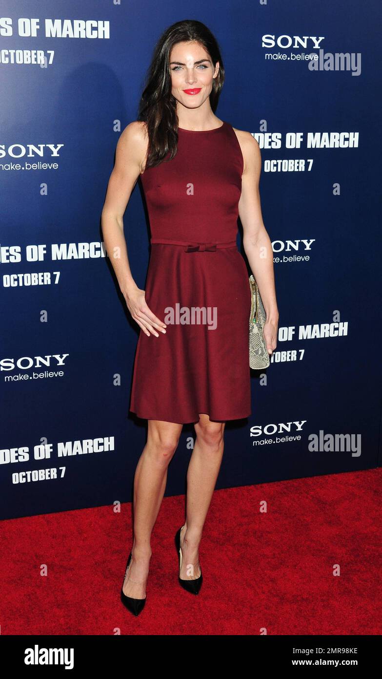 Hilary Rhoda at the premiere of "The Ides of March" held at the ...