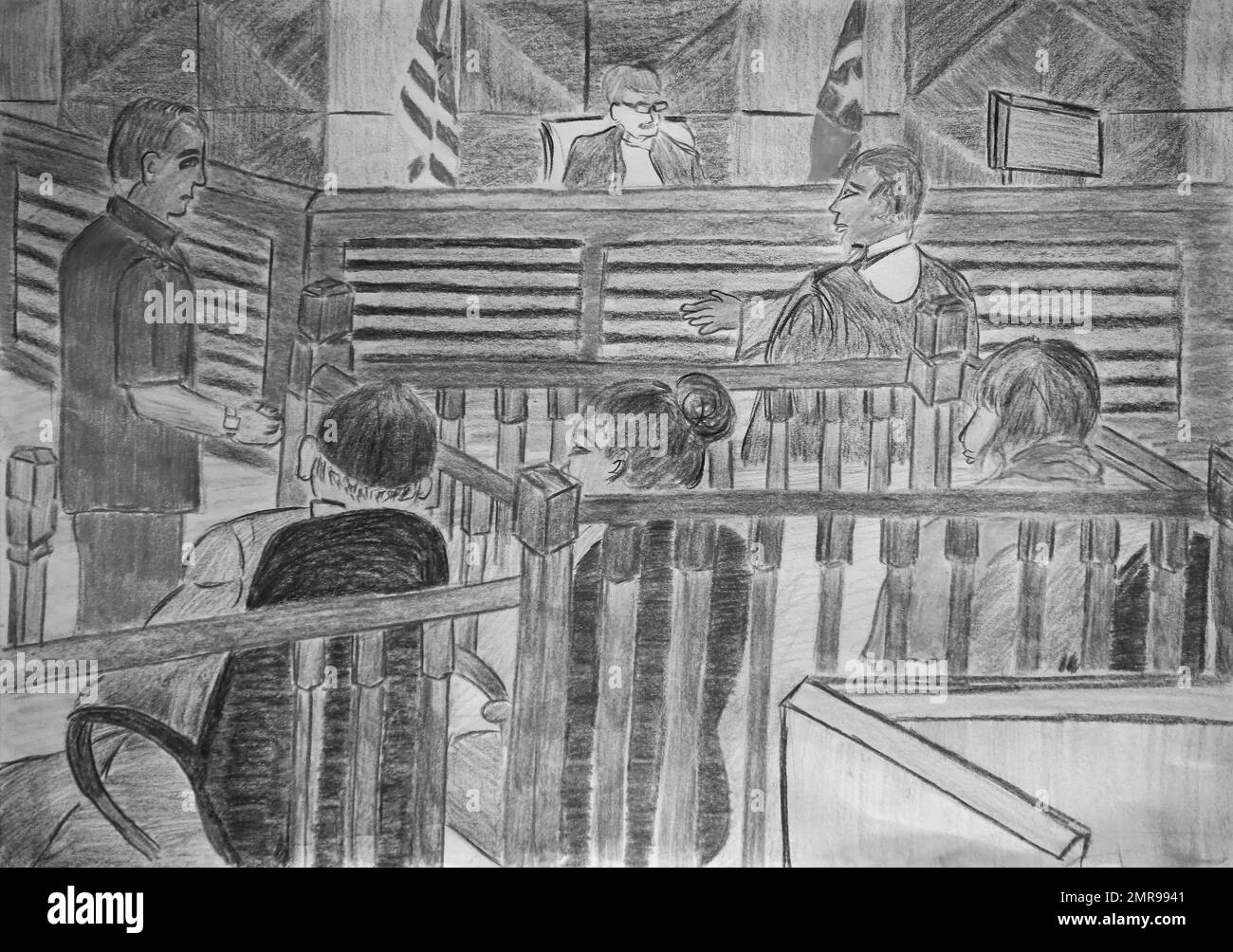 ADDS FULL BYLINE - A courtroom sketch by artist Su Lin Lim shows ...