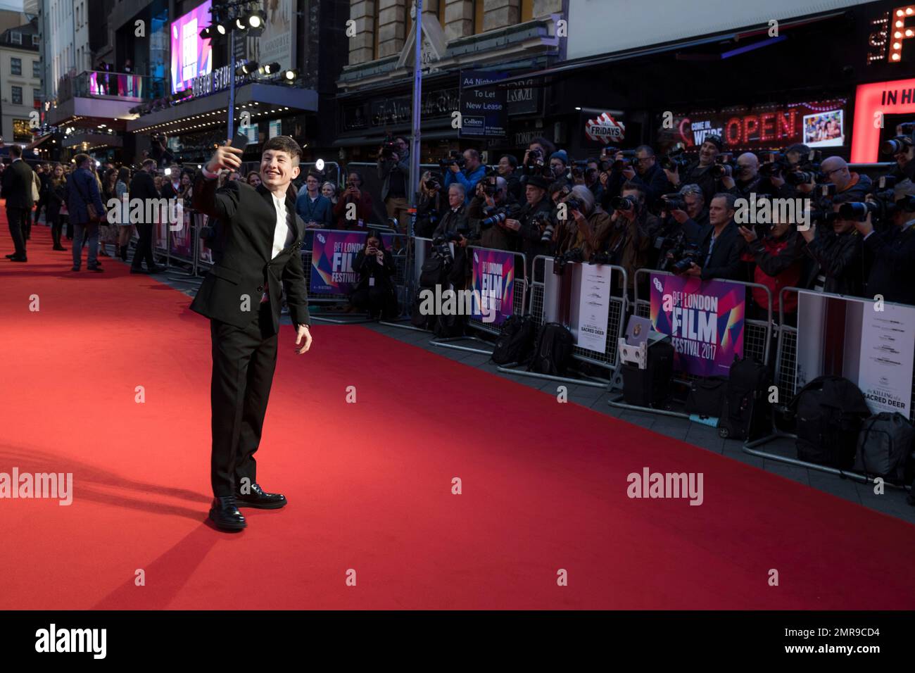 Actor Barry Keoghan poses for photographers on arrival at the premiere ...