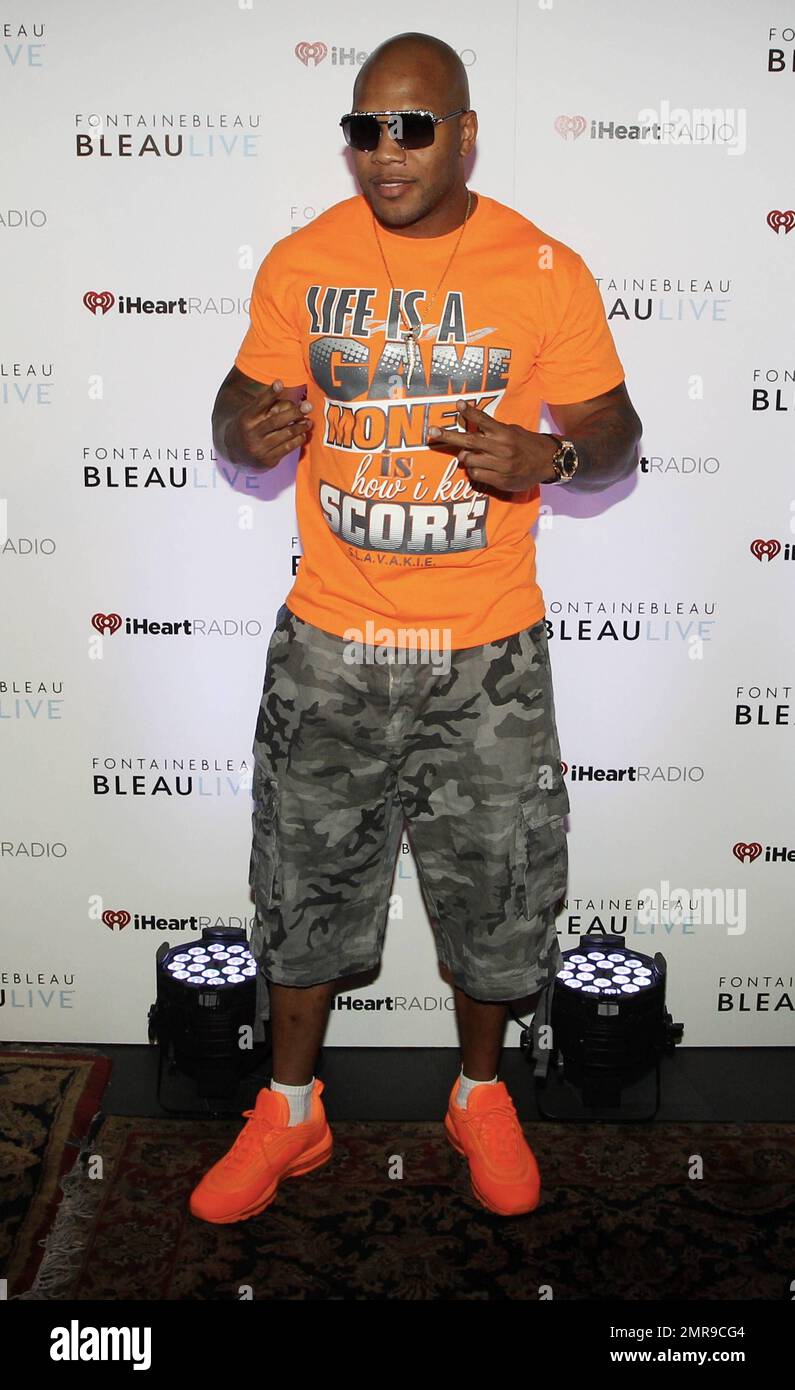 Flo Rida at the iHeartRadio Ultimate Pool Party held at the ...