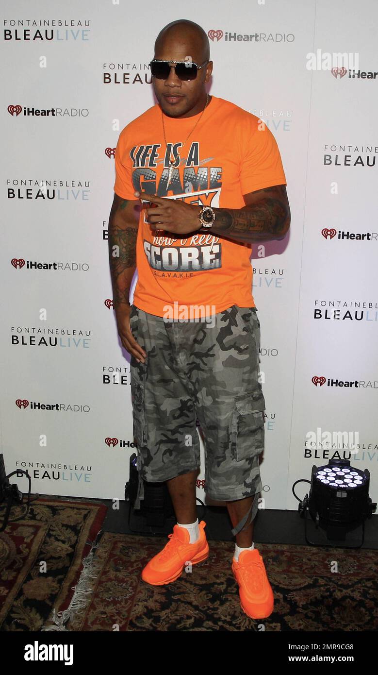 Flo Rida at the iHeartRadio Ultimate Pool Party held at the ...