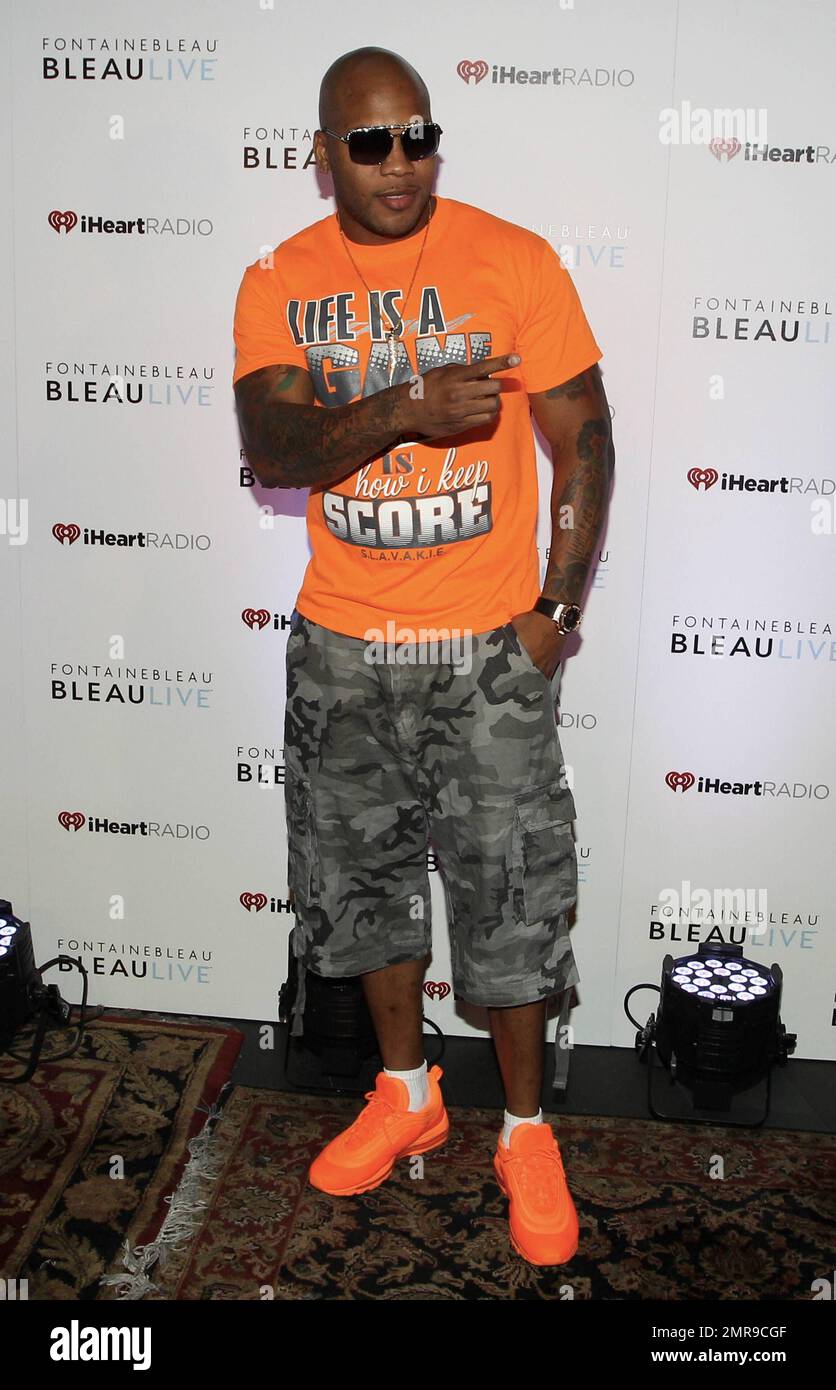 Flo Rida at the iHeartRadio Ultimate Pool Party held at the ...