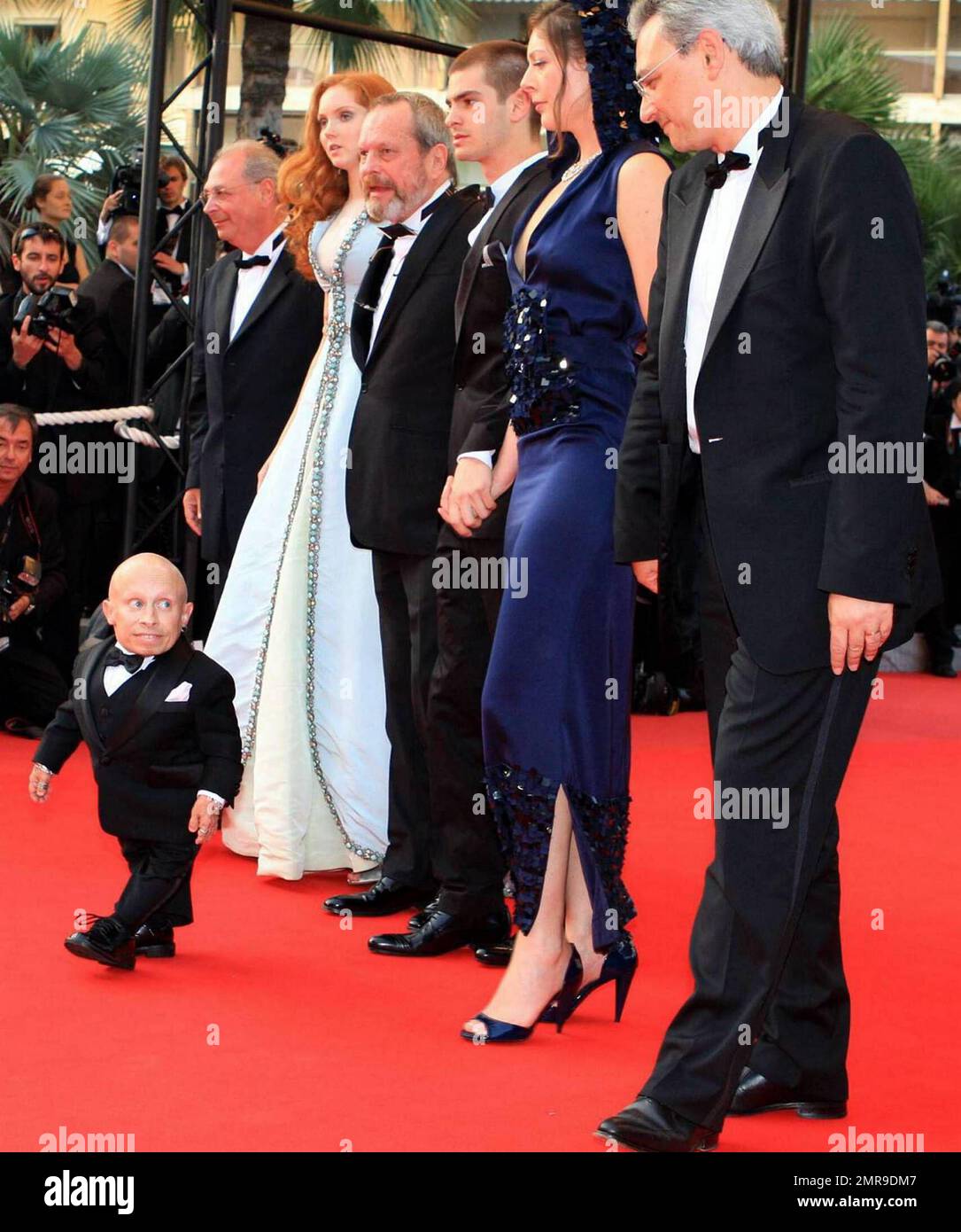 Nicola Percorini, Lily Cole, director Terry Gilliam, Andrew Garfield ...