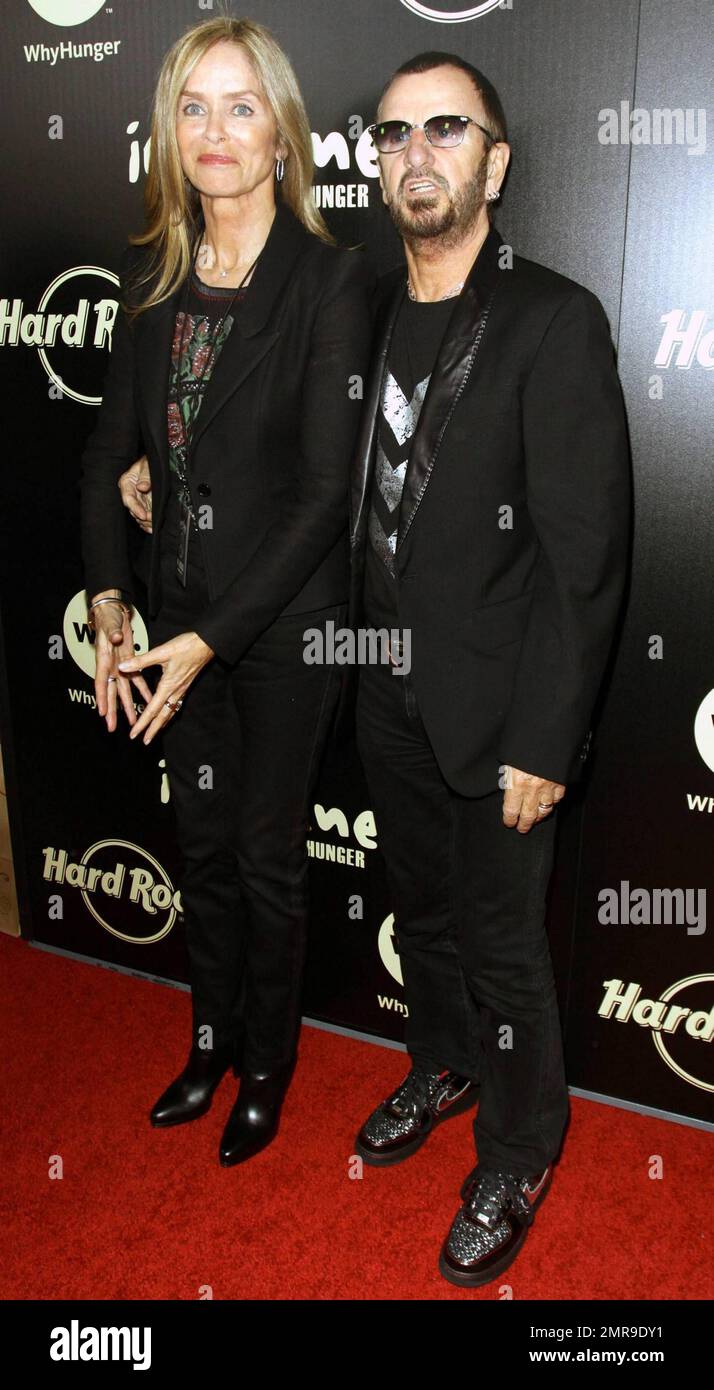 Ringo Starr (R) with wife Barbara Bach attending Imagine ThereÕs No ...