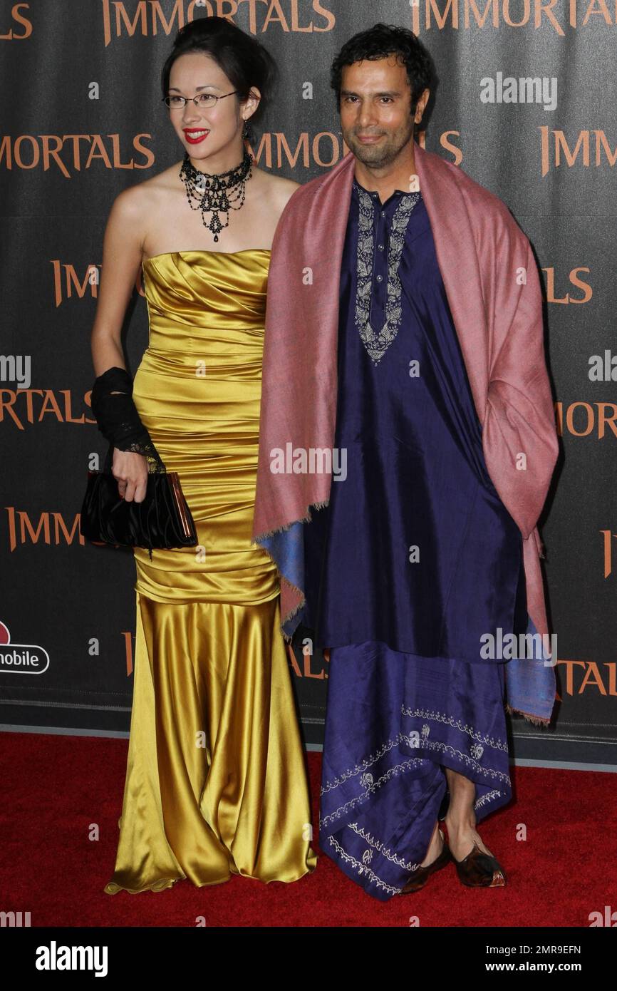 Tarsem Singh at the world premiere of "Immortals" at the Nokia Theater ...