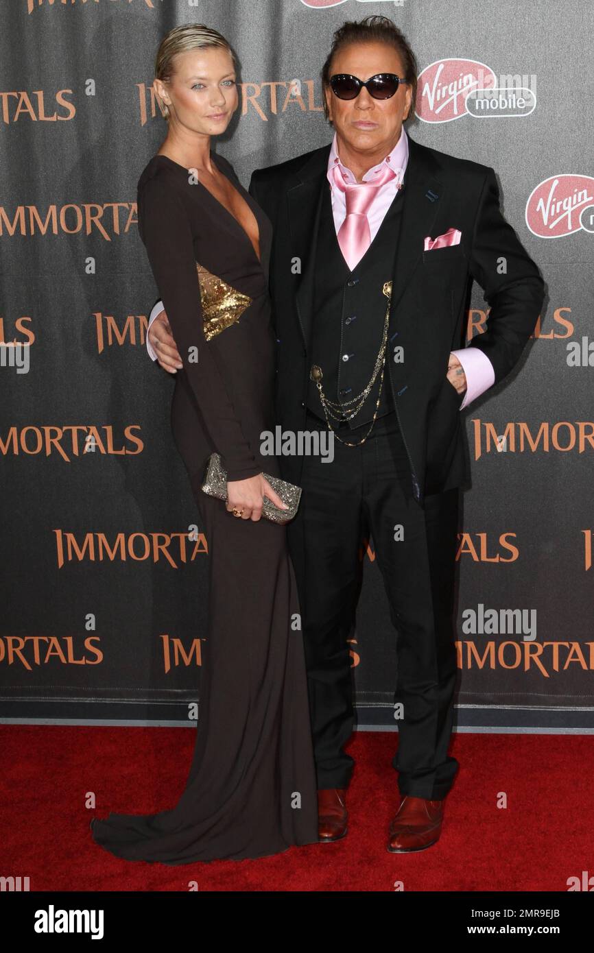 Mickey rourke immortals premiere hi-res stock photography and images ...