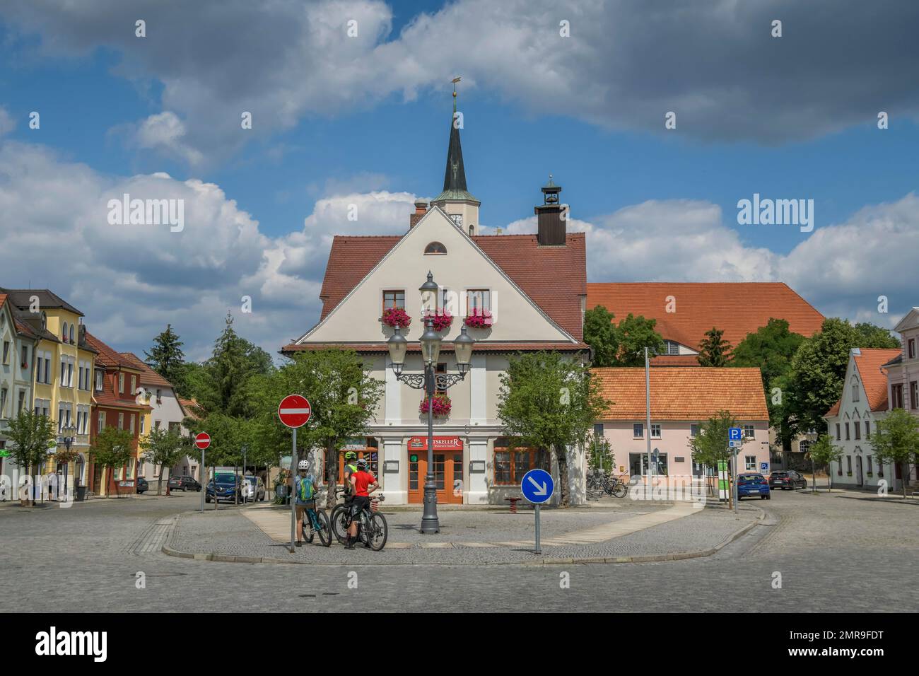 Town Hall, Market Square, Rothenburg/Oberlausitz, Saxony, Germany ...