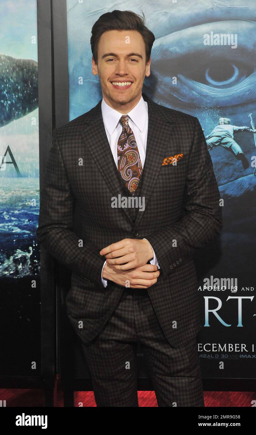 Erich Bergen at the premiere of 'In The Heart Of The Sea' at Frederick ...