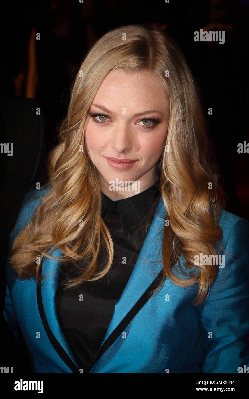 Amanda Seyfried at the premiere of "In Time" at Curzon Mayfair. London ...
