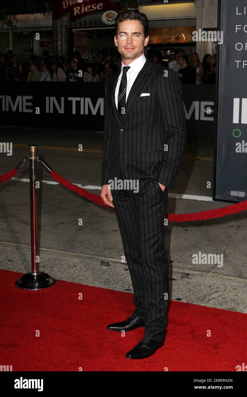 Matt Bomer at the Los Angeles Premiere of "In Time" held at the Regency ...